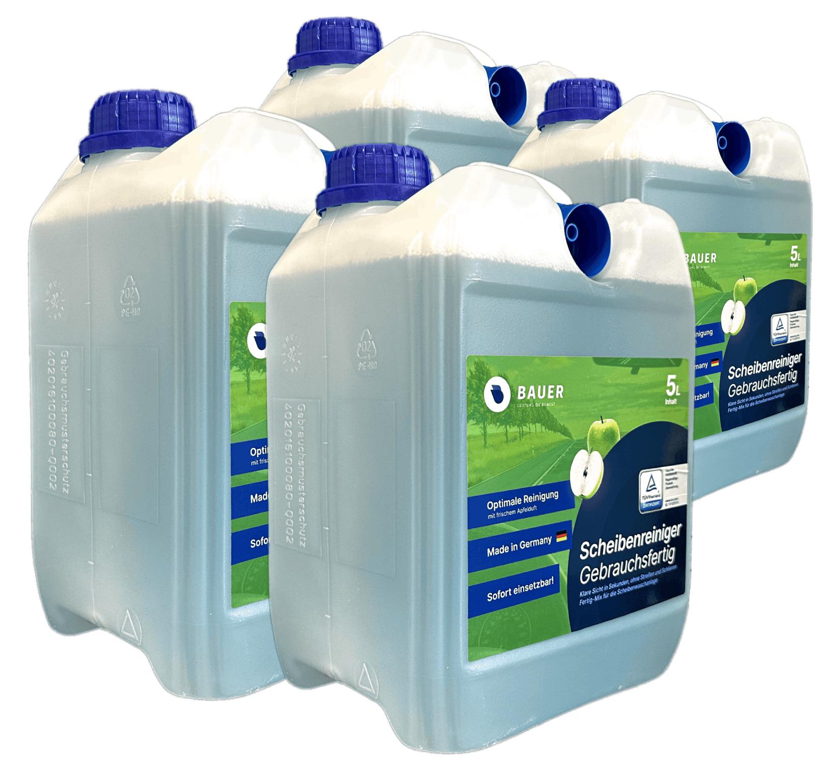 Bauer Blue - Scheibenreiniger Kanister gebrauchsfertig - Apfelduft ...