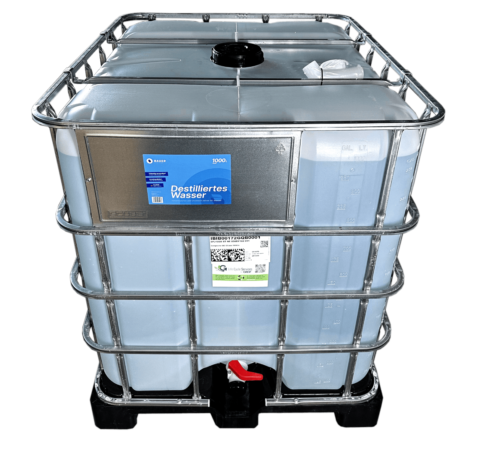Tankstelle Destilliertes Wasser
